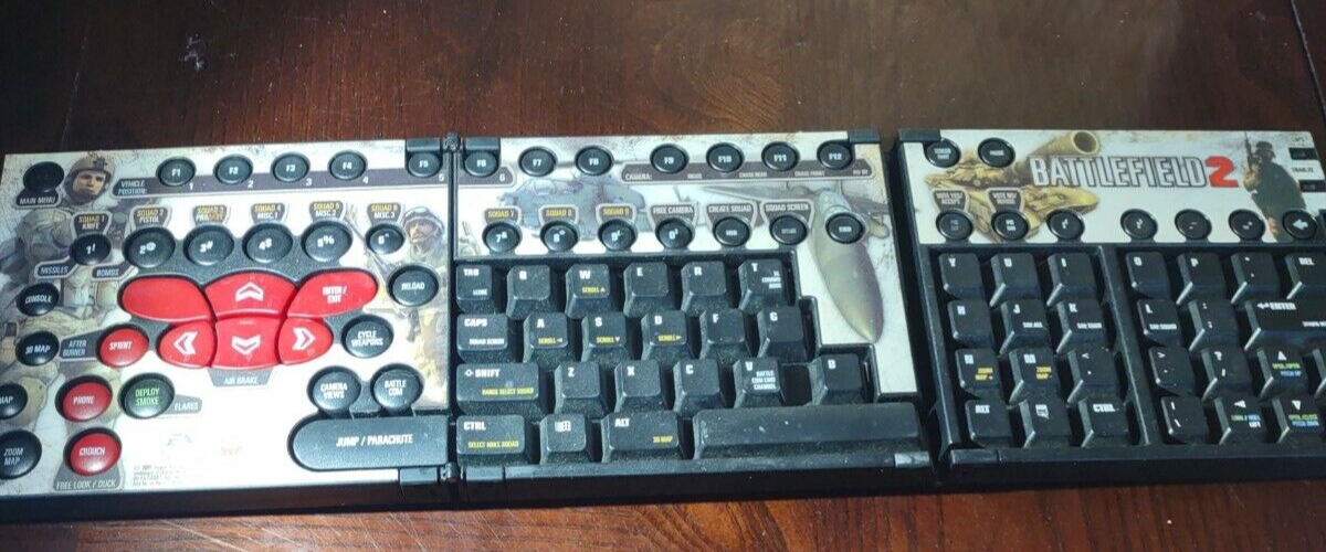Battlefield 2 Collapsable Keyboard Z board-Very Rare Vintage-SHIPS N 24 ...