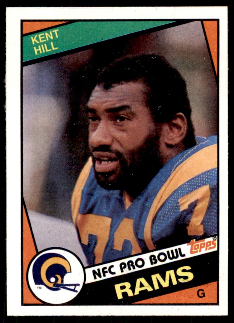 1984 TOPPS. KENT HILL LOS ANGELES RAMS #284 | eBay