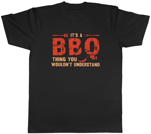 BBQ Thing Mens T-Shirt Cookout Roast Grill Charcoal Party Picnic Tee ...