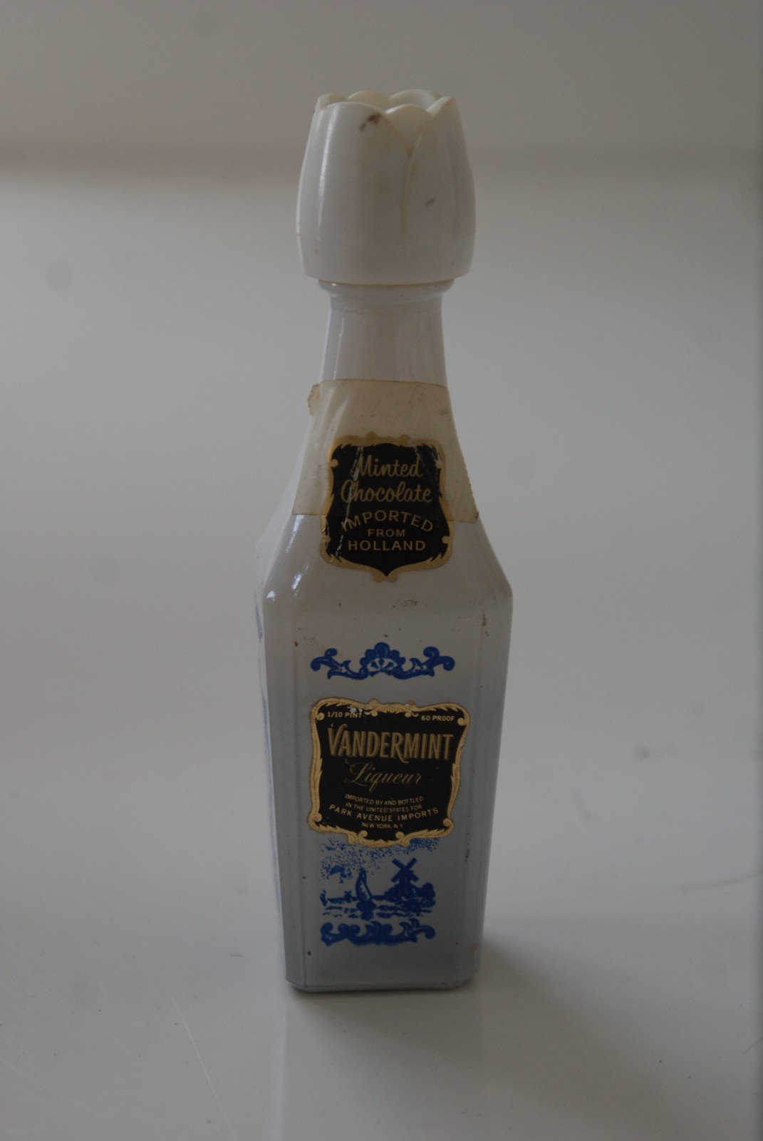 Vandermint Liqueur Minted Chocolate Bottle Holland L#509 | eBay