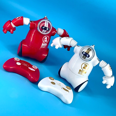 FAO SCHWARZ Robo Rage RC Robots Boxers Battle Bots Wireless Remote Bish ...