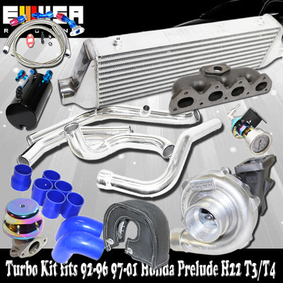 Turbo+Intercooler Kit+Manifold for 93-01 Honda Prelude H22 | eBay UK