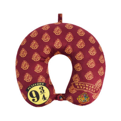 Harry Potter Burgundy Red Travel Neck Pillow, Hogwart's Express | eBay