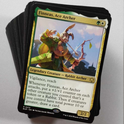 MTG Commander Finneas Ace Archer Custom 100 Card Rabbit EDH Deck with ...