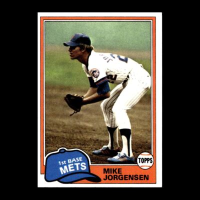 Mike Jorgensen 1981 Topps New York Mets #698 Nice! 3 | eBay