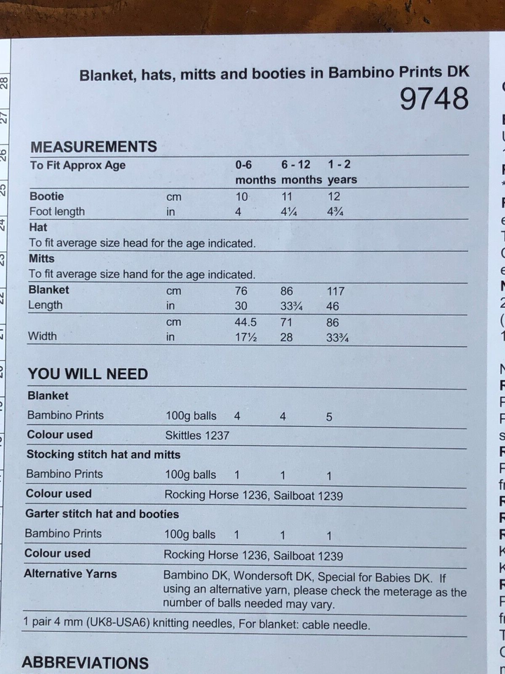 Stylecraft 9748 knitting pattern baby & toddler cot blanket, hat ...