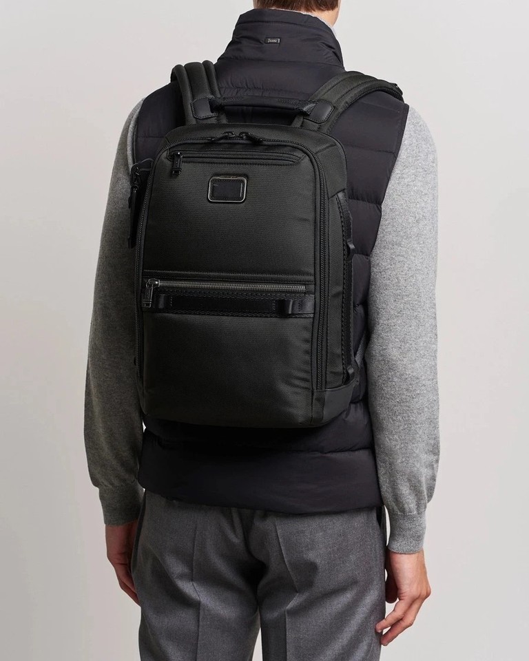 Tumi Alpha Bravo Dynamic Backpack Black | eBay