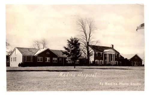 Medina OH Ohio Medina Hospital RPPC Real Photo Postcard Posted 1945 | eBay