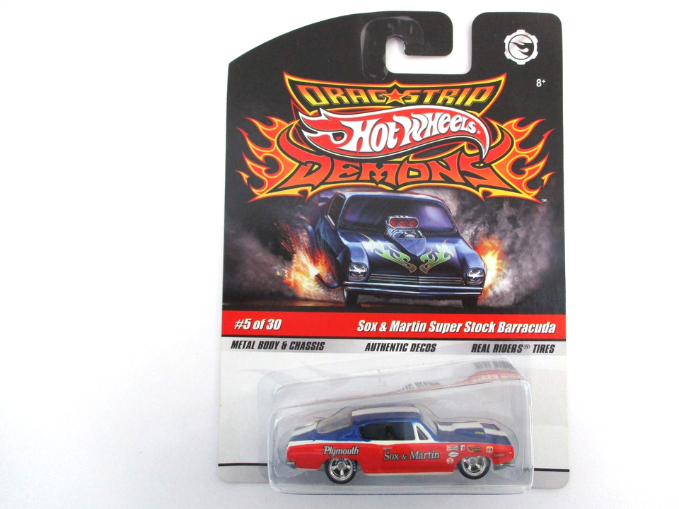 HOT WHEELS - DRAG STRIP DEMONS SOX & MARTIN PLYMOUTH BARRACUDA SUPER ...