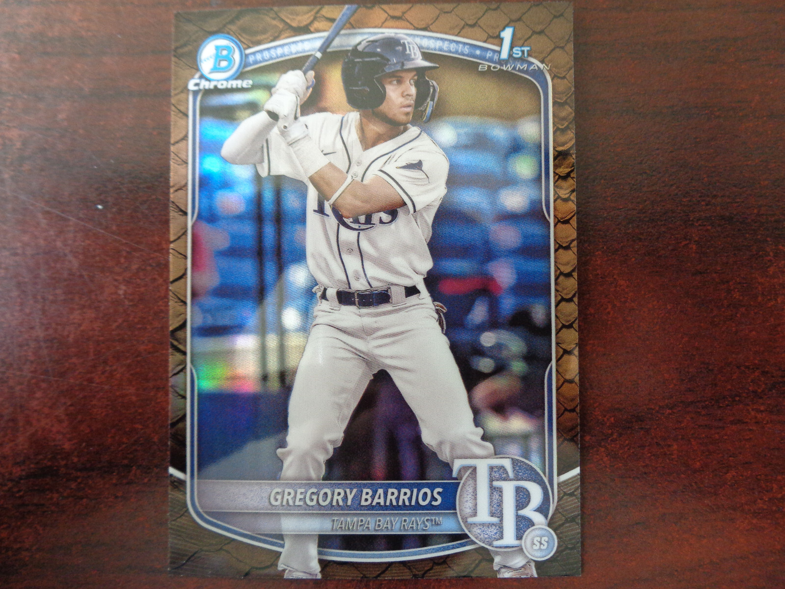 2025 Bowman Chrome Gregory Barrios #BCP-7 1st Reptilian Refractor-RAYS | eBay