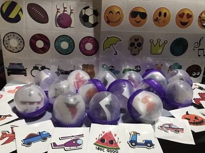 144 Random Temporary Tattoos For Kids In Vending Machine 2 Inch ...