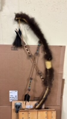 Vintage Handmade Native American Bow Chief Cross Bow & 2 Bows | eBay