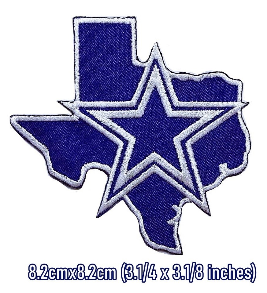 Dallas-Cowboys Embroidery Patches Iron on, Sew on(Select options) Thai ...