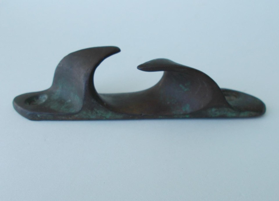 Vintage Bronze 5" Bow Chock Great Patina Boat Marine | eBay
