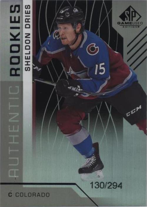 2018-19 Upper Deck SP Game Used - Authentic Rookies Sheldon Dries #191 ...