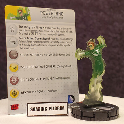 POWER RING - 044 - Rare - Justice League Trinity War Heroclix - #44 | eBay