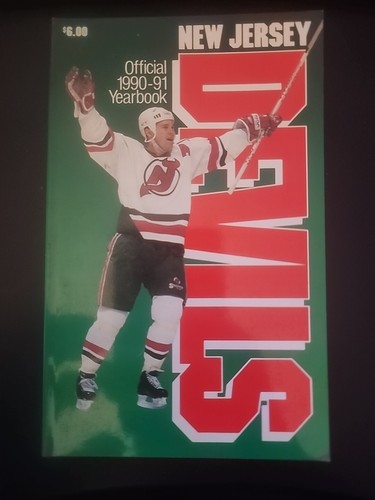 New Jersey Devils Yearbook 1990-91 NHL Hockey Vintage Collectible | eBay