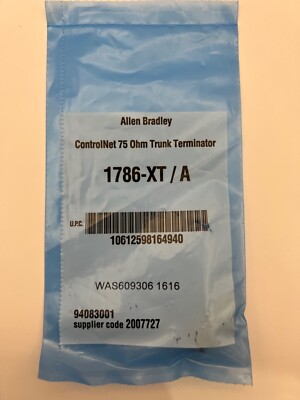 Allen-Bradley 1786-XT ControlNet 75 Ohm Trunk Terminator, AB 1786-XT/A ...