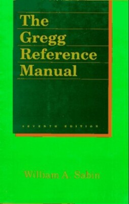Gregg Reference Manual, Sabin, William A 9780028199337| eBay