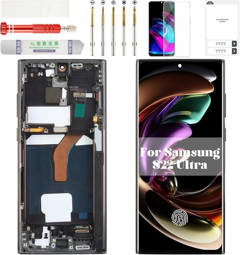OLED for Samsung S22 Ultra 5g Screen Replacement for Samsung Galaxy S22 ...