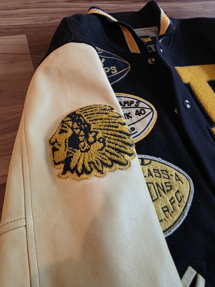 Rugby Ralph Lauren Varsity Letterman Jacket- Size Large | eBay