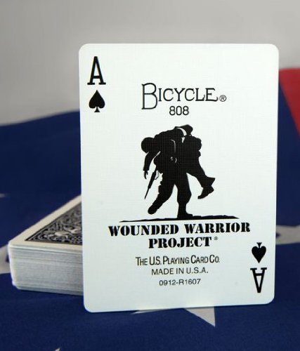 Bicycle Wounded Warrior Playing Cards USA Veterans Army Navy Air Force ...