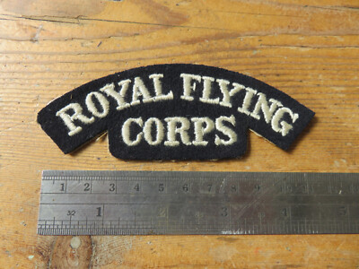 SUPERB BRITISH RFC TITLE BADGE ROYAL FLYING CORPS WW1 ERA | eBay