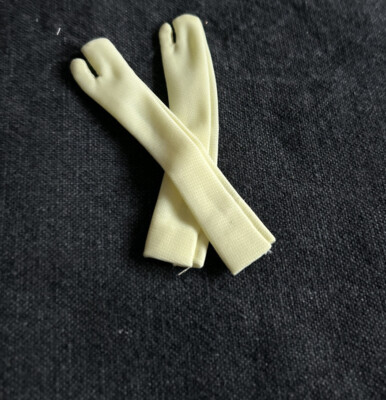 Fit. Barbie Doll Gloves. Long Pale, YELLOW Nylon Stretch | eBay