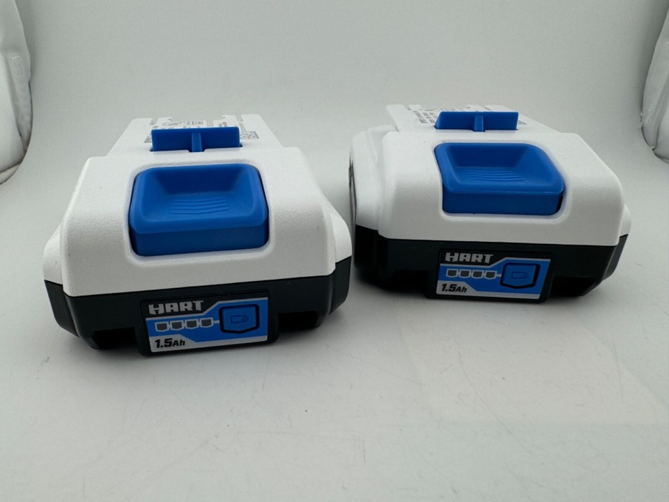 [2-PACK] HART (BPH011) 20V 1.5 AH LITHIUM-ION BATTERY - WHITE | eBay