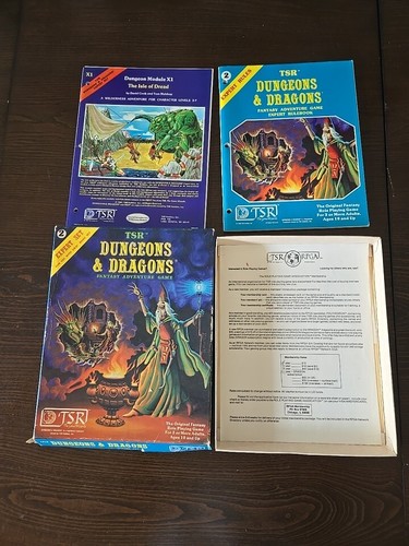 Dungeons & Dragons Expert Set Box - (Core B/X D&D RPG) Core Rules TSR ...