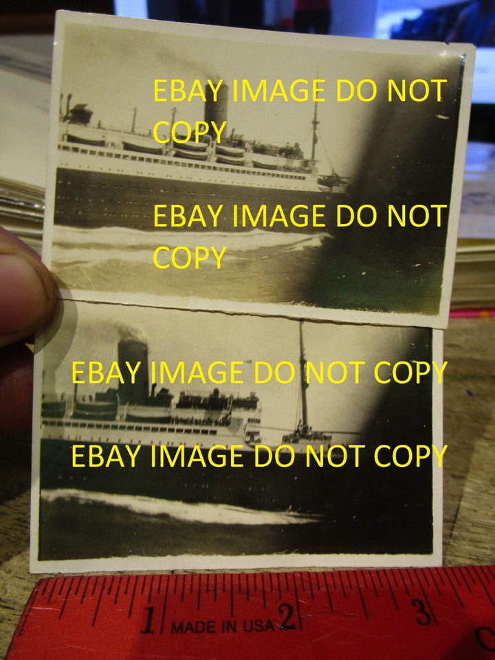 RARE OLD PICTURE PHOTO SS Columbus Ocean Liner German Cruise Ship Boat ...