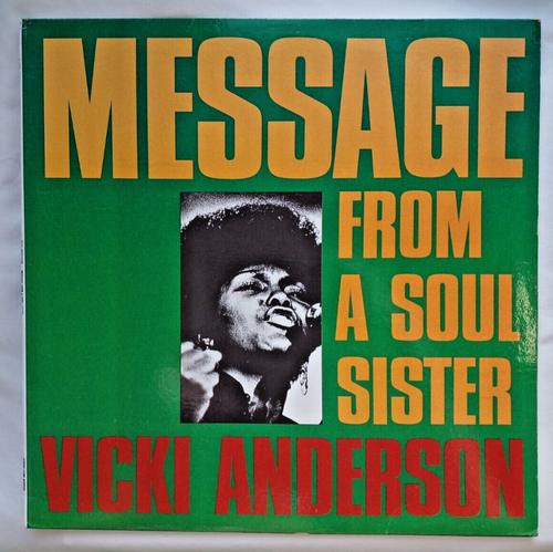 VICKI ANDERSON - MESSAGE FROM A SOUL SISTER - LP - 1992 - VG+ - RARE ...