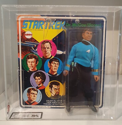 Mego Star Vintage Trek 1974 Dr.MacCoy (Bones) MOC, Graded 75 | eBay