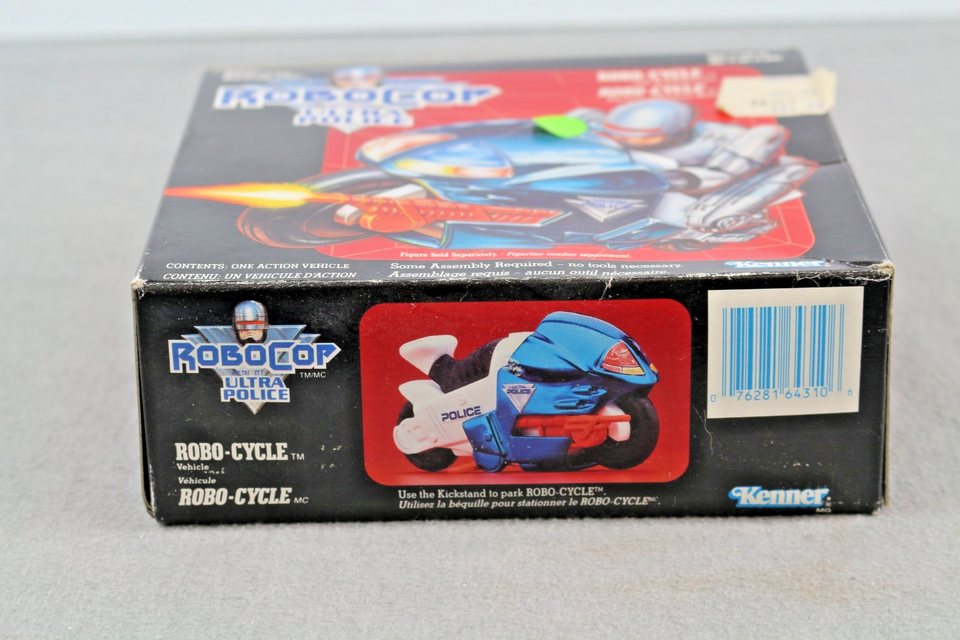 Vtg RoboCop Ultra Police Robo-Cycle Kenner 1988 New in sealed box | eBay
