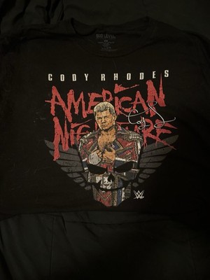 WWE 500 Level Cody Rhodes Skull Tee XL Black American Nightmare ...