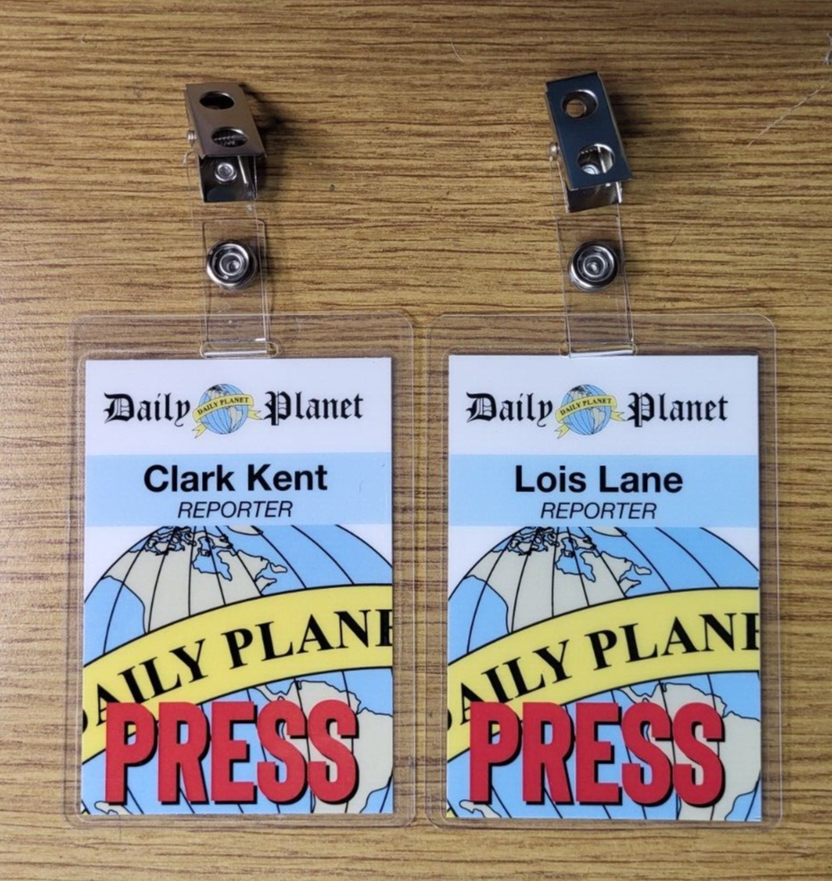 Daily Planet Press Pass Lois Lane