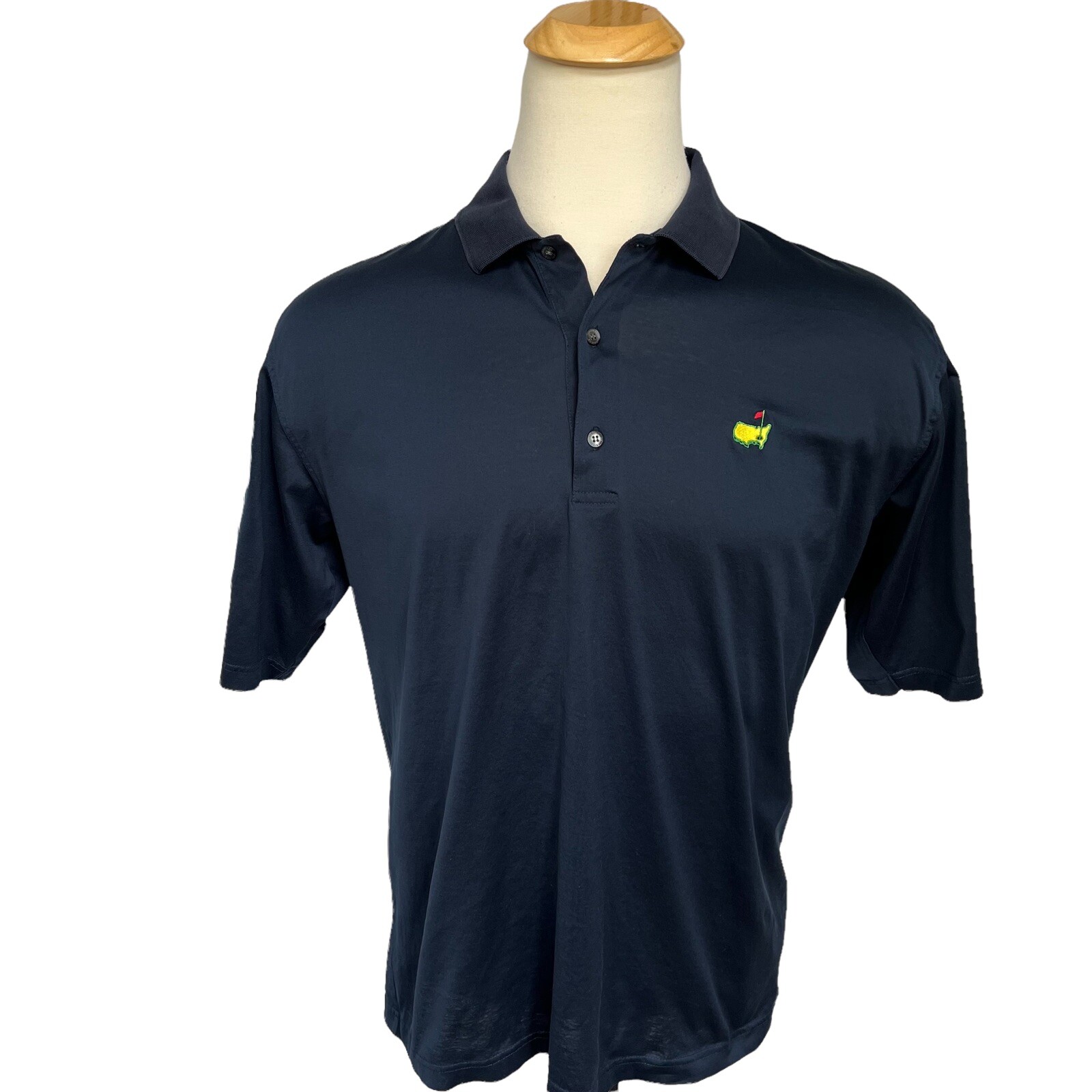 Augusta National Golf Shop Mens Large Navy Blue Polo … - Gem