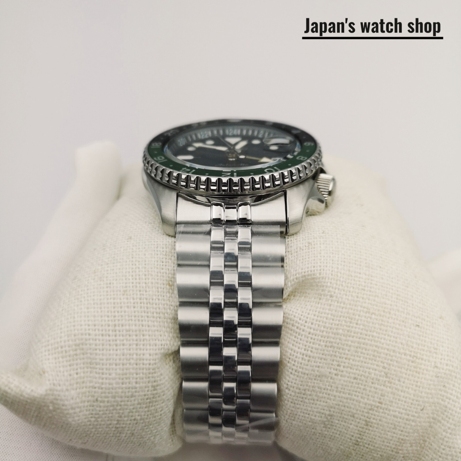 SEIKO 5 Sports SBSC019 Green SKX Sports Style GMT Men's Watch New in ...