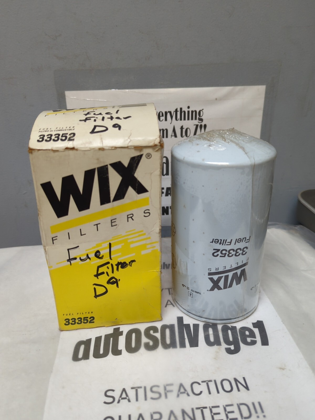 WIX 33352 - Fuel filter cross reference