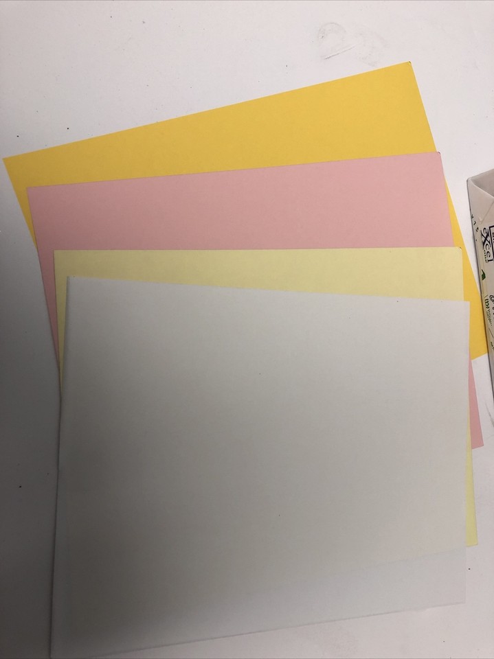 2 Reams Excel One Carbonless Paper 4-Part 8-1/2x11 (125 Sets/500 Sheets ...