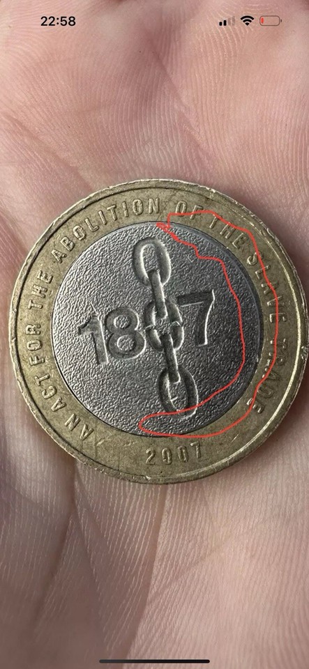 1807 ABOLITION OF SLAVERY COIN WITH MINT ERRORS - RARE £2 POUND COIN | eBay