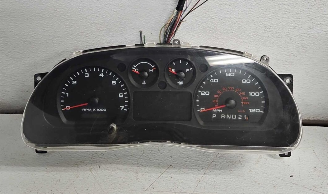07-09 FORD RANGER Speedometer Cluster Analog Display: Mph Tach Fuel Oil ...