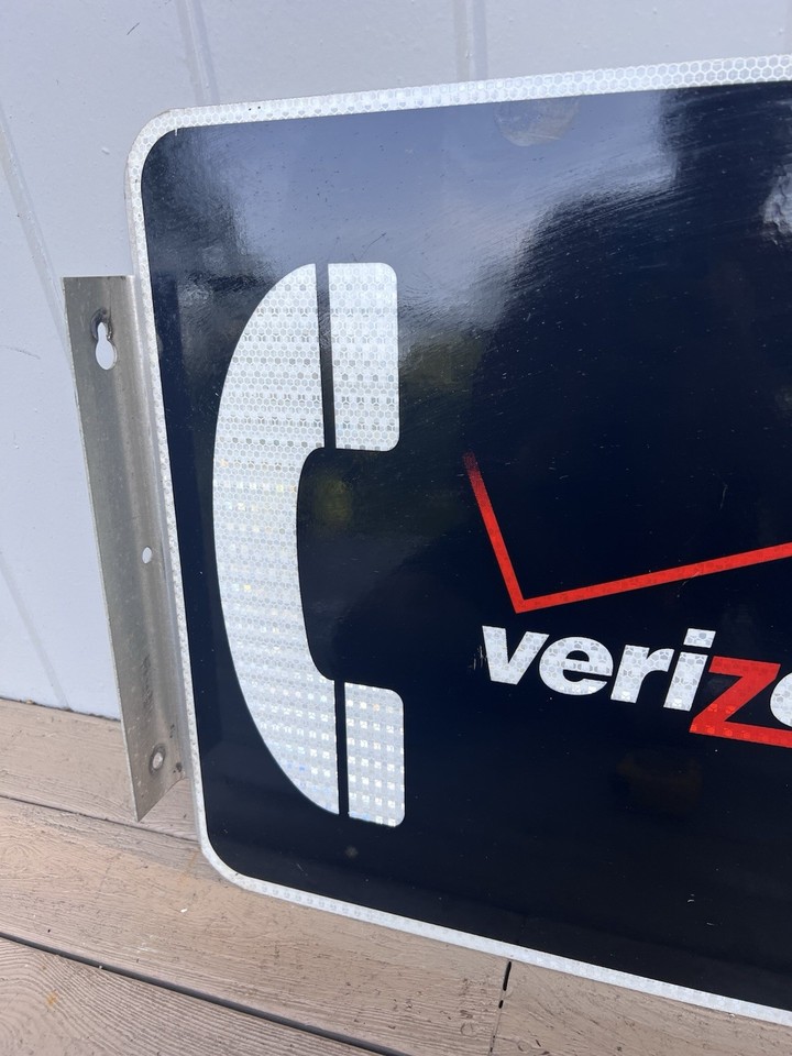 Vtg Alltel GTE Telephone Pay Phone Payphone Booth Metal Flange Bell ...