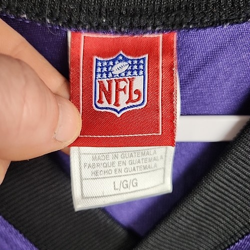 Vintage Ray Lewis Baltimore Ravens 52 Jersey Large Purple NFL Football ...