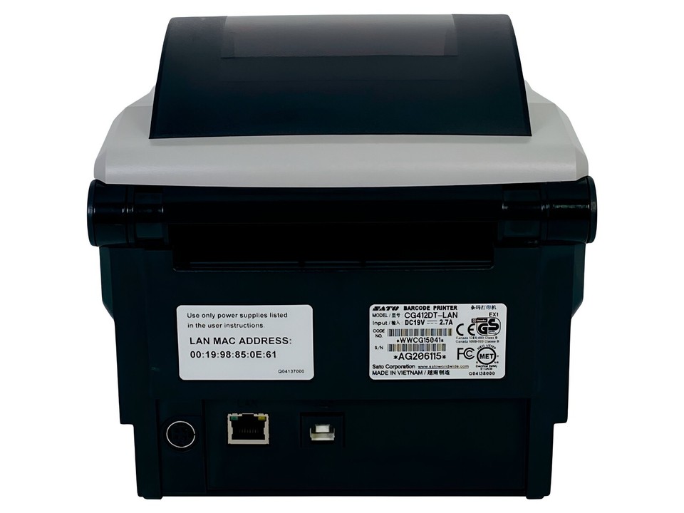 SATO CG412DT Thermal 4x6 300dpi Network Label Printer - similar to ...