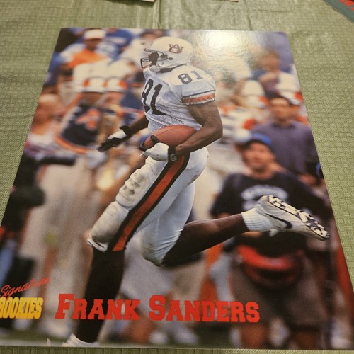 1996 signature rookies 8x10 Frank Sanders | eBay