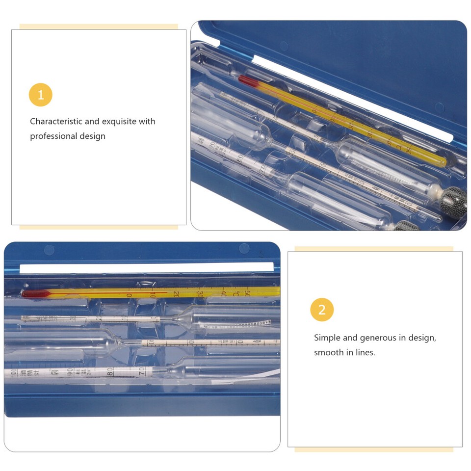 Alcohol Tester Small-scale Brewing Equipment Laboratory Hydrometer | eBay