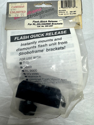 Stroboframe Flash Quick Release For RL, SQ, HQ2000 Made In Italy New In ...