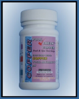Test Strips, 3-in-1 Copper/pH/Alk for Pools and Spas, P/N 481348, 50 ...