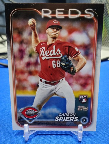 2024 Topps Series 2 Carson Spiers Rookie #365 Cincinnati Reds Baseball ...
